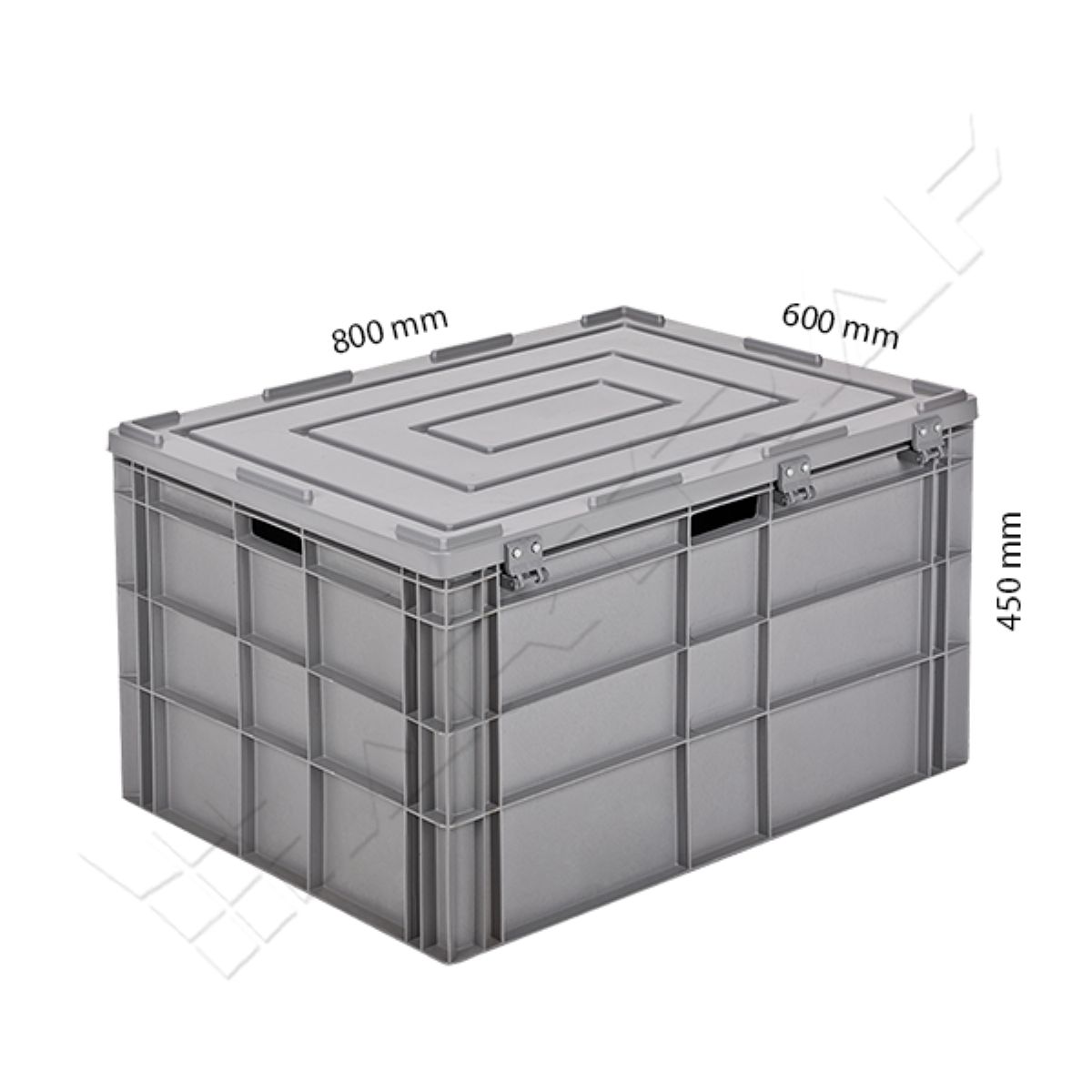 HP-8644-MK - PLASTİK MENTEŞE KAPAKLI KASA | ART Raf